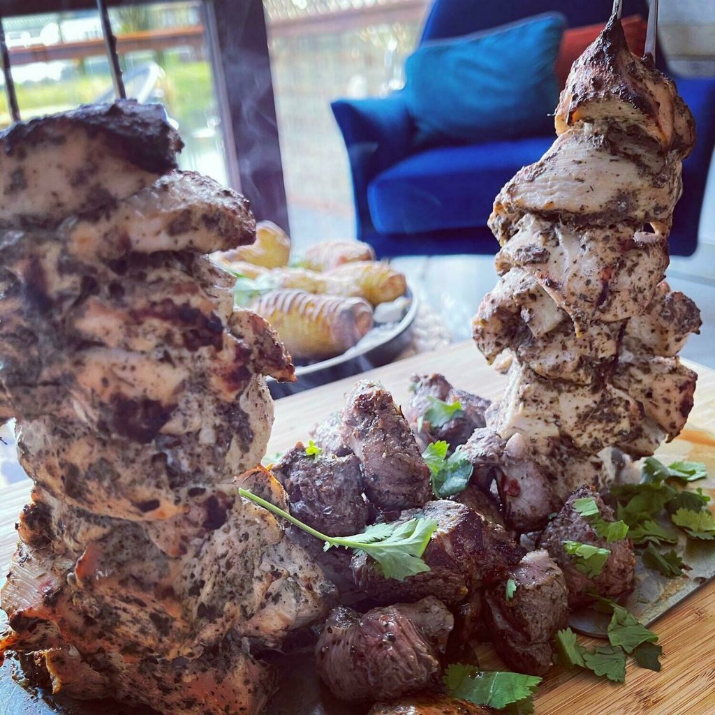 Vertical Oven Kebab Skewer Meat Spit, Spike - Simply Metal